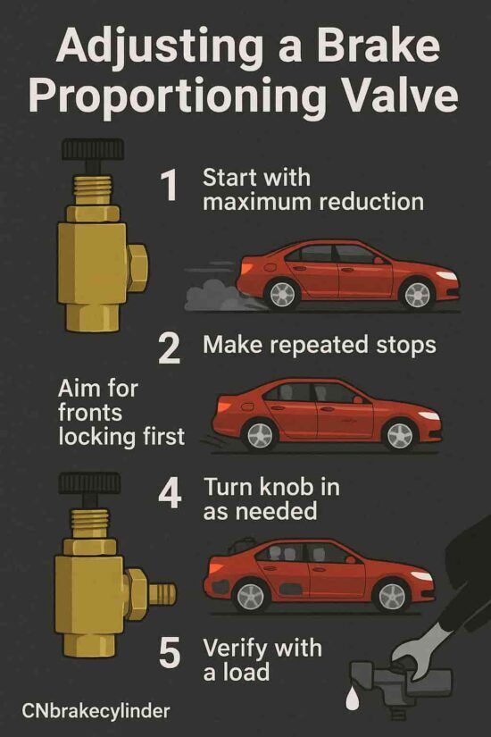 Brake Proportioning Valves: How They Work, When to Adjust