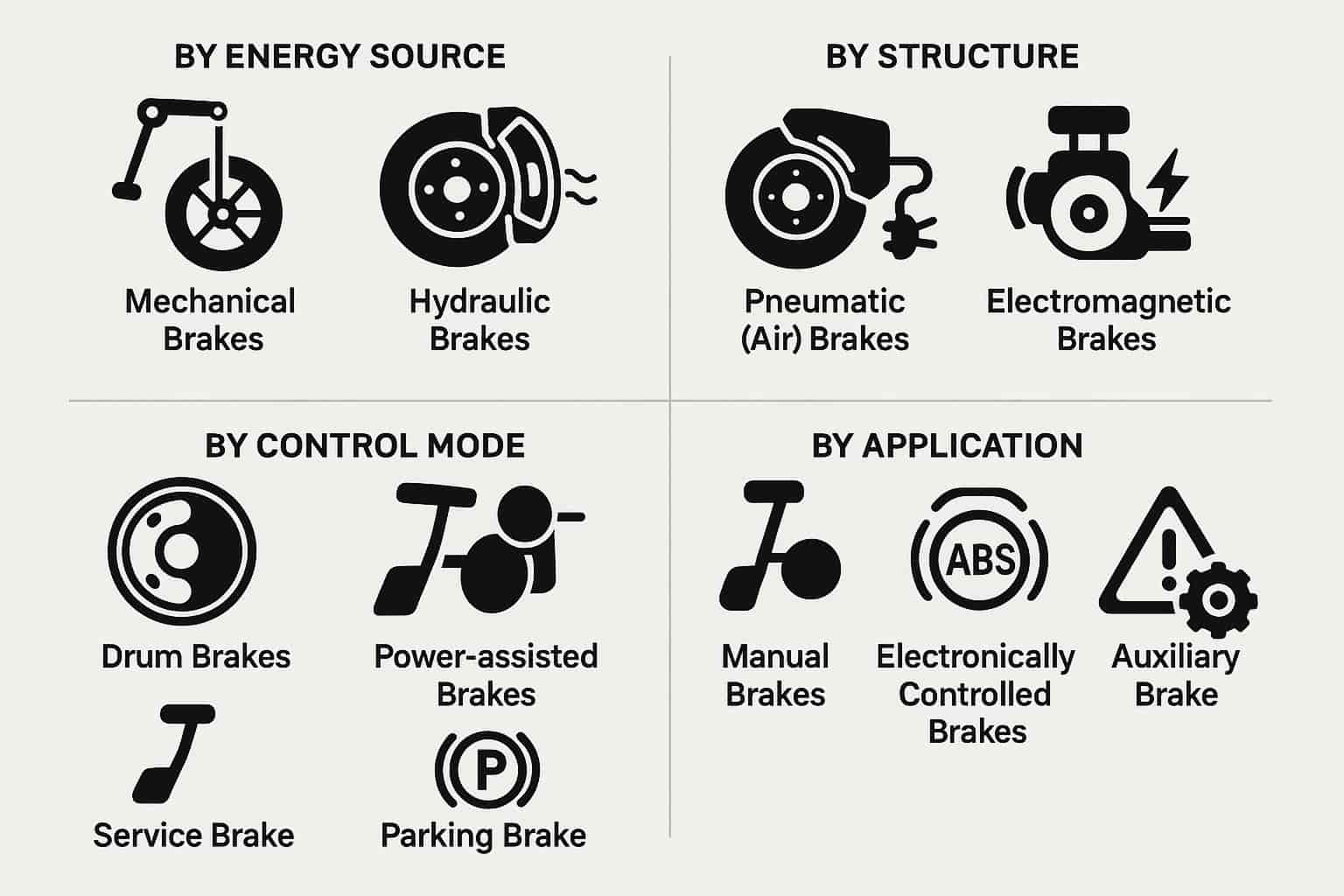 Brake System Overview | Functions, Classification & Working Principles