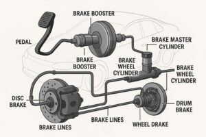 Brake System Overview | Functions, Classification & Working Principles